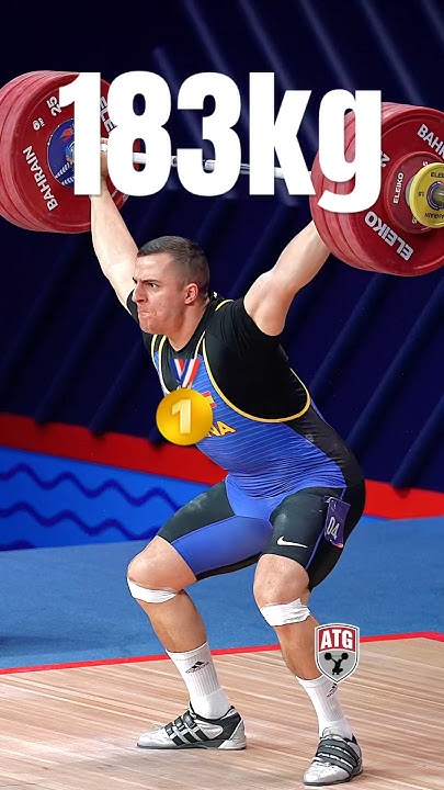 Marcos Ruiz (102kg Spain) 183kg / 403lbs Snatch Gold Medal 2024 world #weightlifting ...
