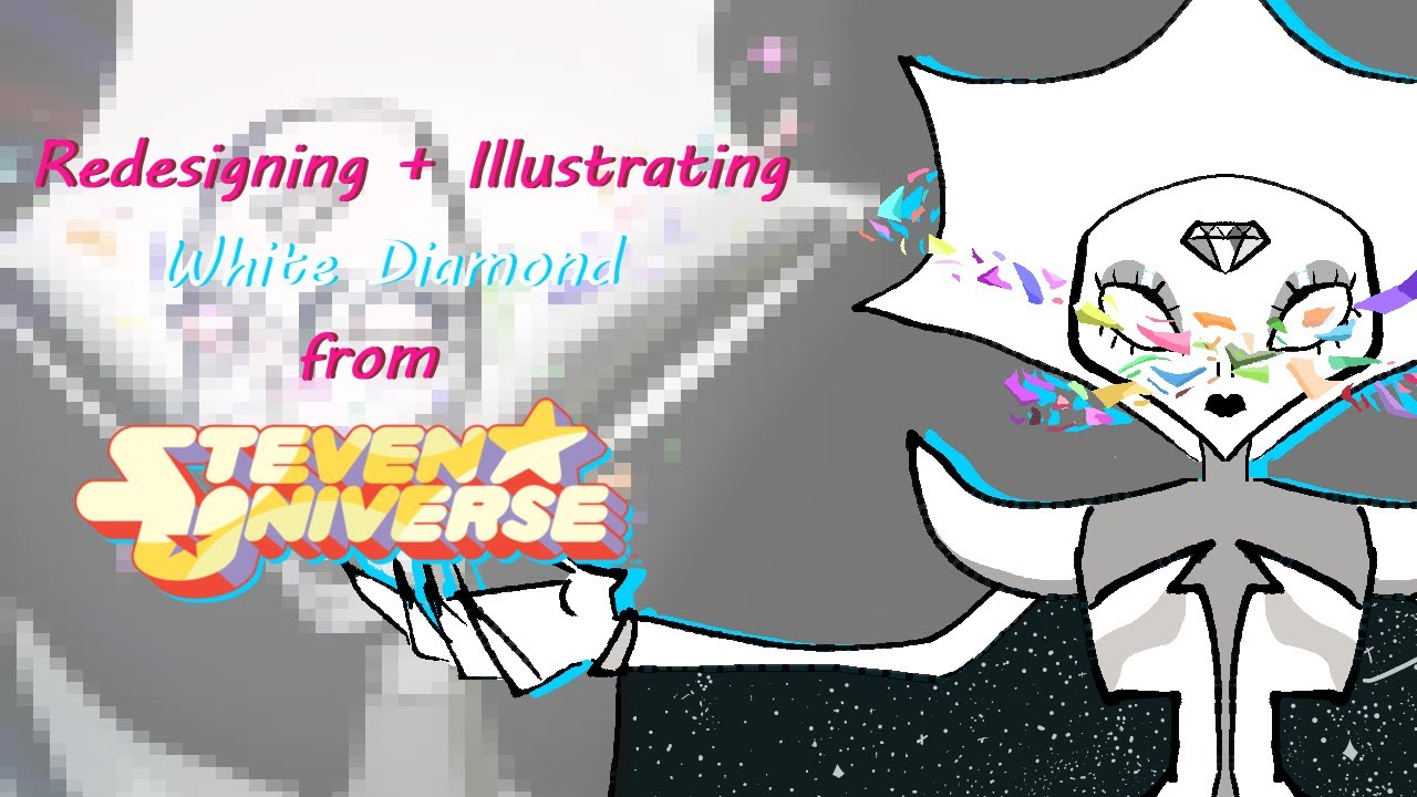 Redesigning and Illustrating The Diamonds | Part 4, White Diamond - YouTube