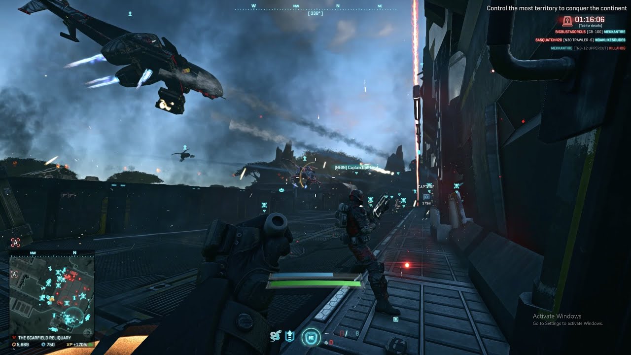 PlanetSide 2 - Scarfield reliquary - YouTube