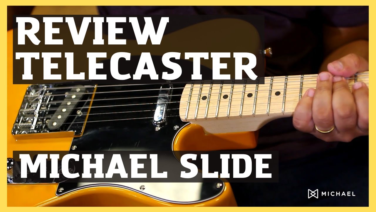 Review da Telecaster Michael Slide GM385N - YouTube