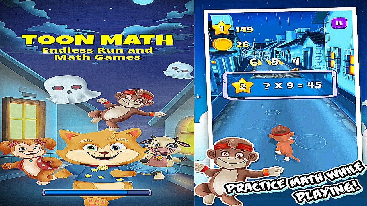 Toon Math: Endless Run and Math Gameplay 2021 - YouTube