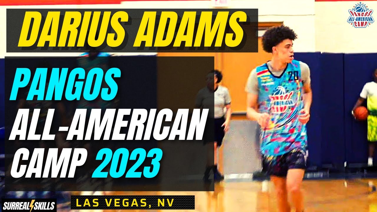 DARIUS ADAMS (CLASS of 2025 ) at the Pangos All-American Camp in Las ...
