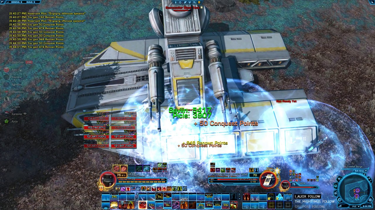 SWTOR | | Firebrand and Stormcaller Master Mode 8man | Assassin Tank 6. ...