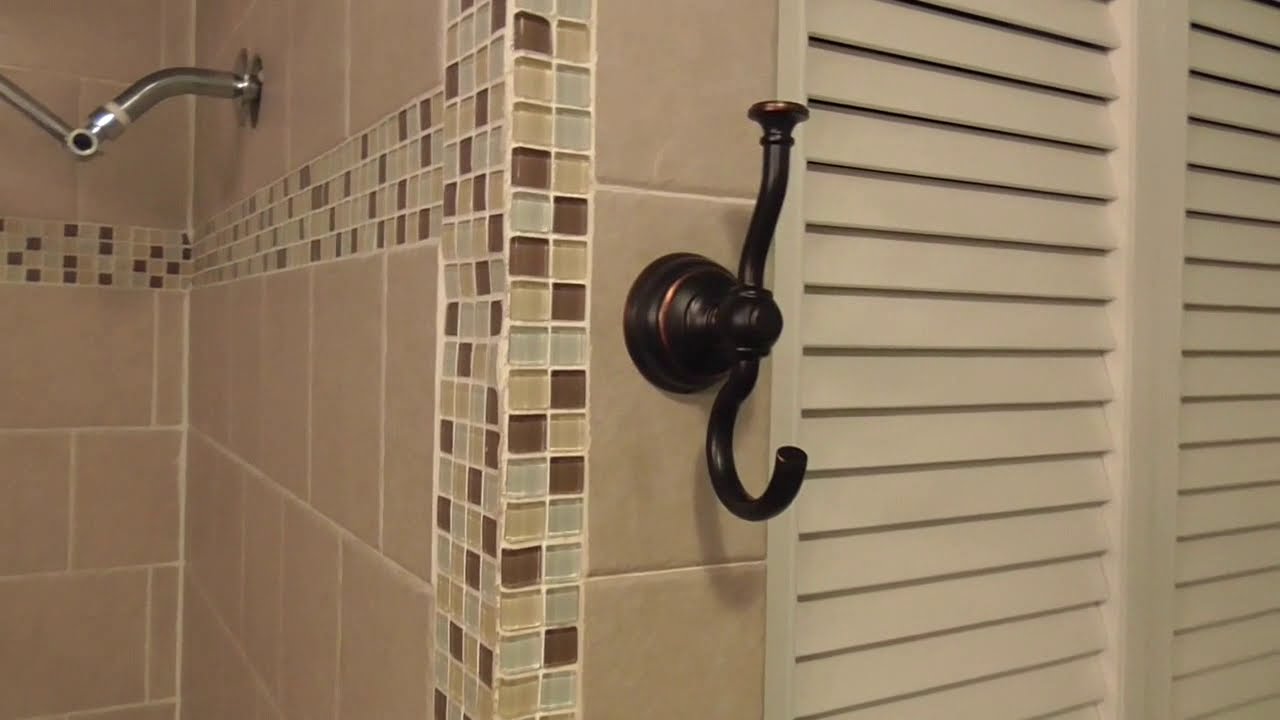 DIY How To Install AquaSource Brand Robe Hook Into Tile YouTube diy-how-to-install-aquasource-brand-robe-hook-into-tile-youtube