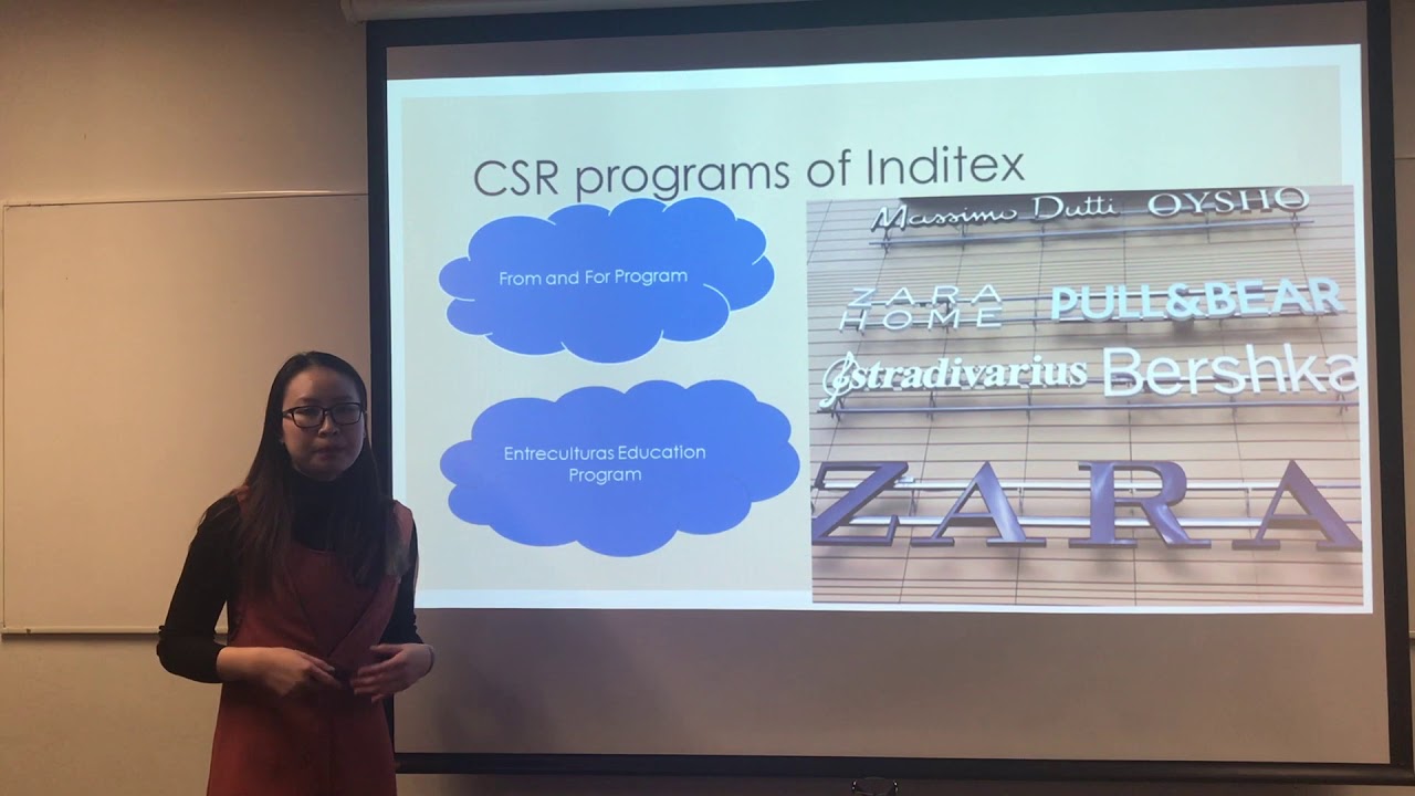 An Evaluation of Inditex's CSR program - YouTube
