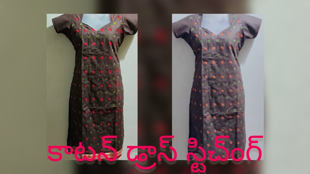 cotton dress stitching ### - YouTube