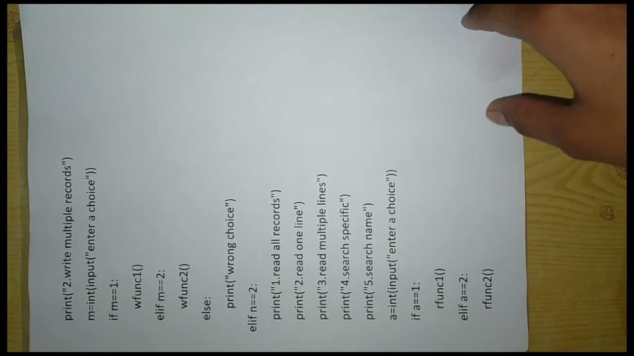 Project File Computer Science Class-12th - YouTube