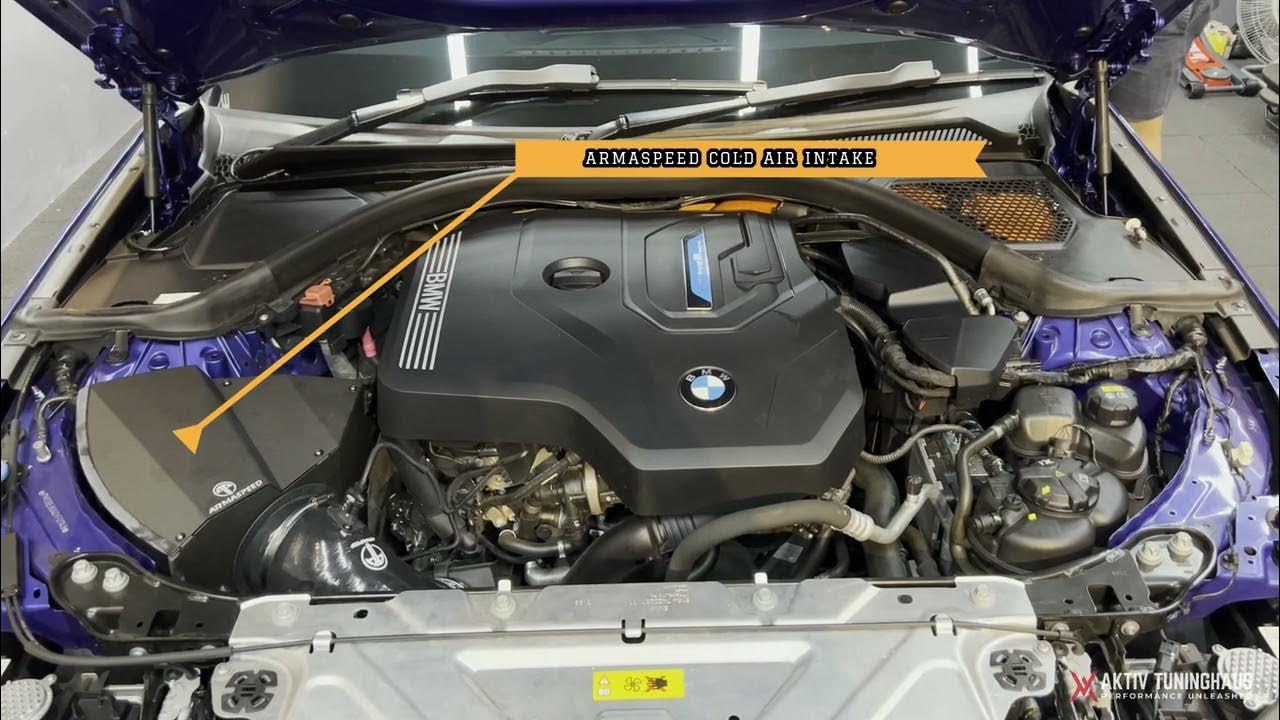 BMW G20 2.0T B48 | Armaspeed Cold Air Intake - YouTube