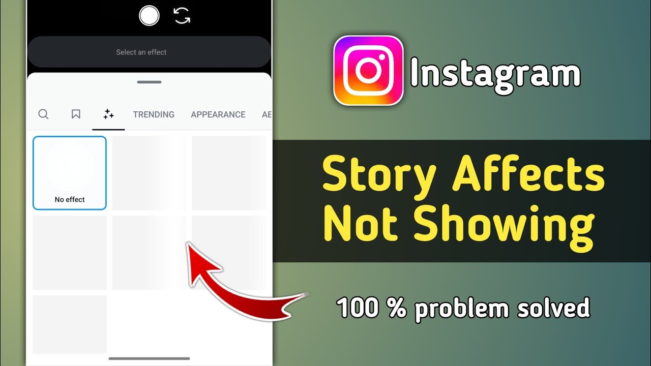 How to Fix Instagram Story Affects and Filter not Showing Problem 2024 ...