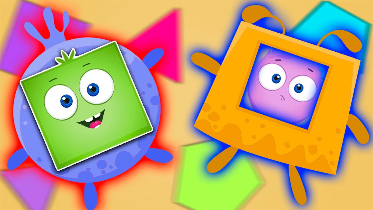 Cartoon for Kids | Op and Bob Learning | Learn Forms and Colours! - YouTube