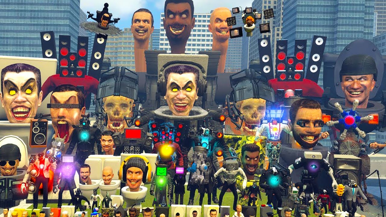 SKIBIDI TOILET VS ALL CAMERA MAN AND SPEAKER MAN AND PROJECTOR MAN ...