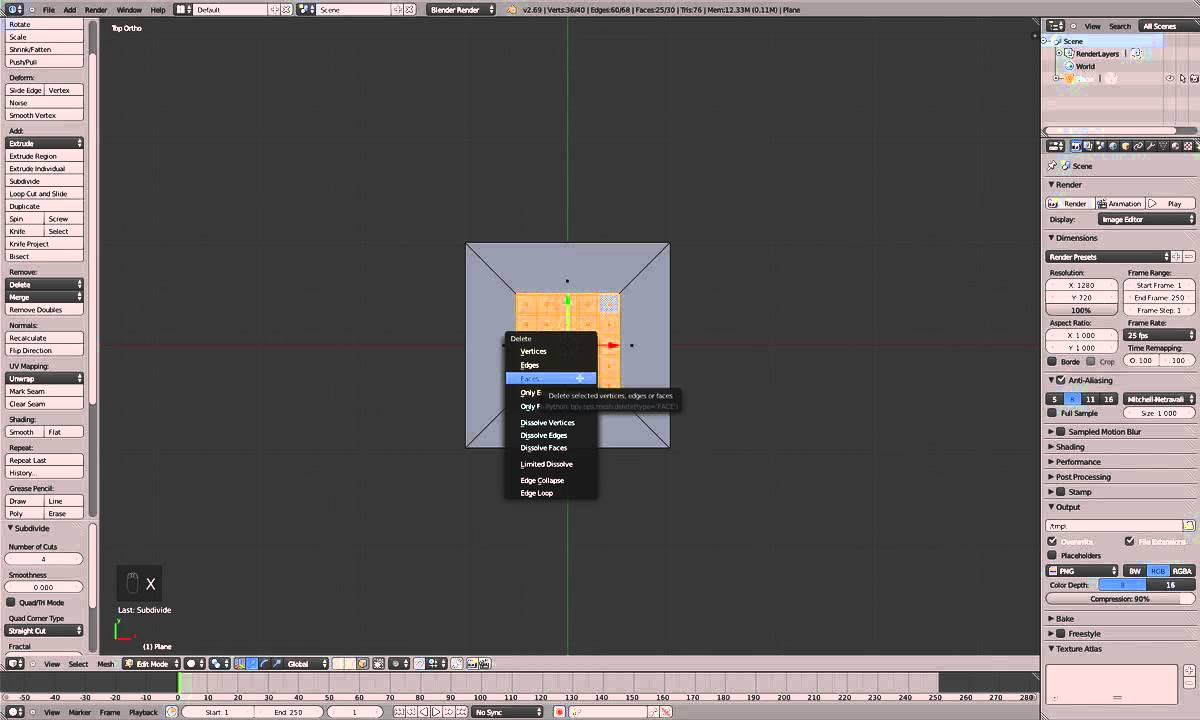 Blender 2 5 Cut Circular Hole In Mesh YouTube blender-2-5-cut-circular-hole-in-mesh-youtube