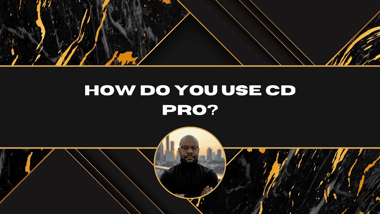 How to use CD Pro? - YouTube