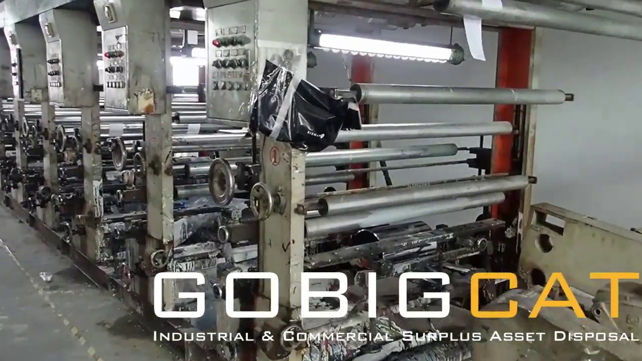 Used Gravure (Copperplate) Printing Machines / Flexographic Printing ...