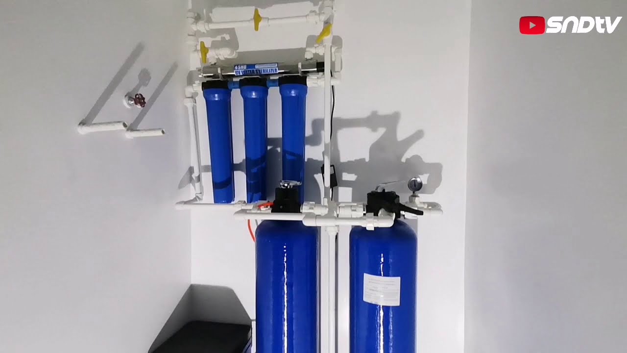 Water filtration system for restaurants - YouTube