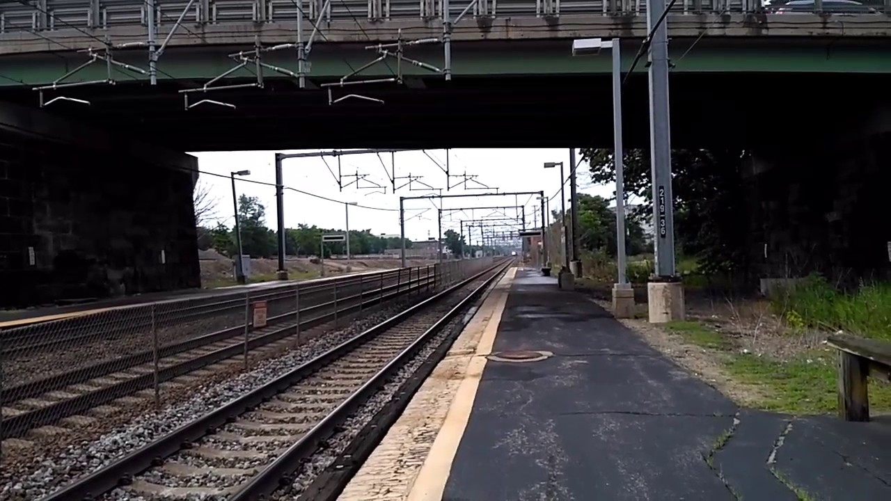 Fast Acela train at Readville station - YouTube