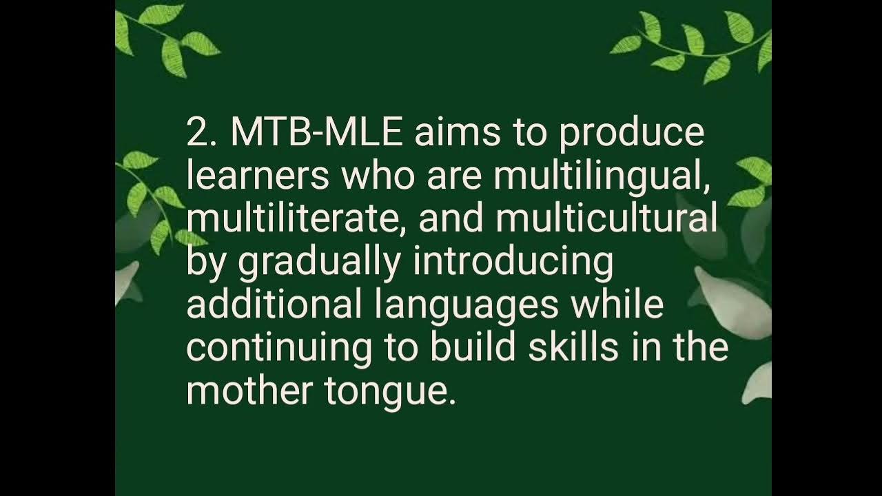 UNIT VI: LESSON 3-MTB-MLE - YouTube