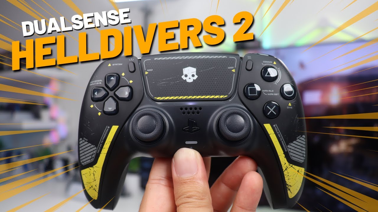 DUALSENSE HELLDIVERS 2 - O NOVO CONTROLE EDIÇÃO LIMITADA DA SONY PARA ...