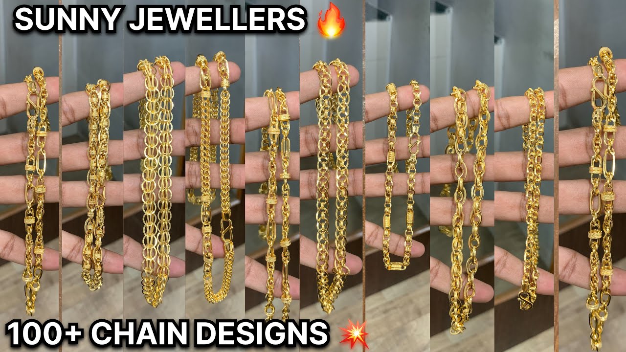 13 To 17 Grams Gold Chain Designs For Men’s | 22K916 | Weight And Price ...