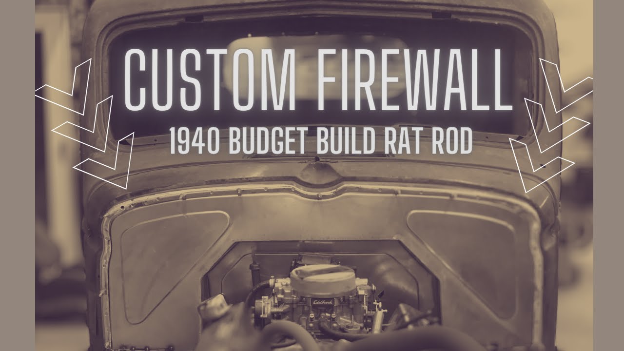 1940 RATROD GETS A CUSTOM FIREWALL - YouTube