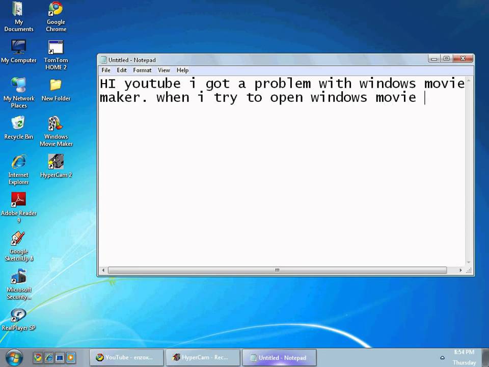 Windows movie maker ERROR please help - YouTube