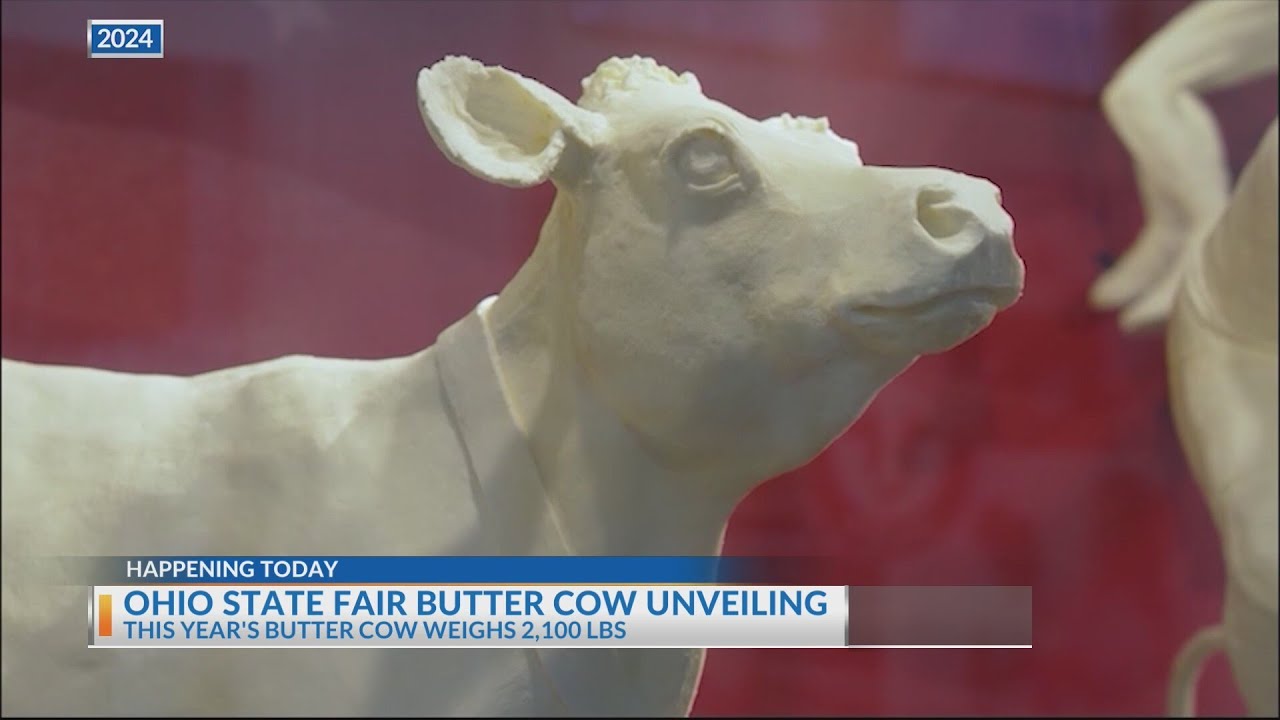 Ohio State Fair to unveil 2025 Butter Cow sculptures - YouTube