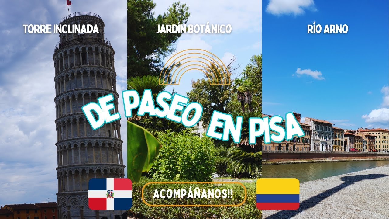 Explorando Pisa con mi amiga de Colombia - YouTube