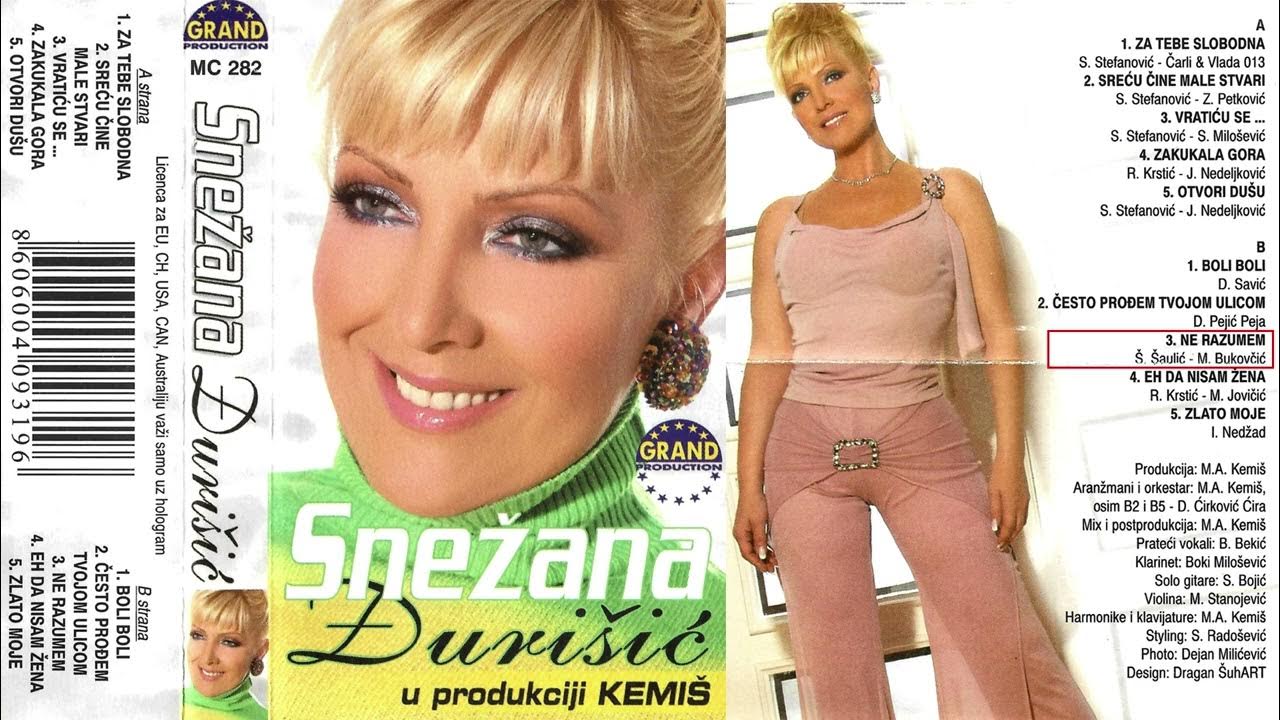 Snezana Djurisic - Ne razumem - YouTube