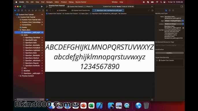 Xcode Fonts How To Add Custom Fonts To IOS App | Sarunw Xcode Fonts How To Add Custom Fonts To IOS App | Sarunw