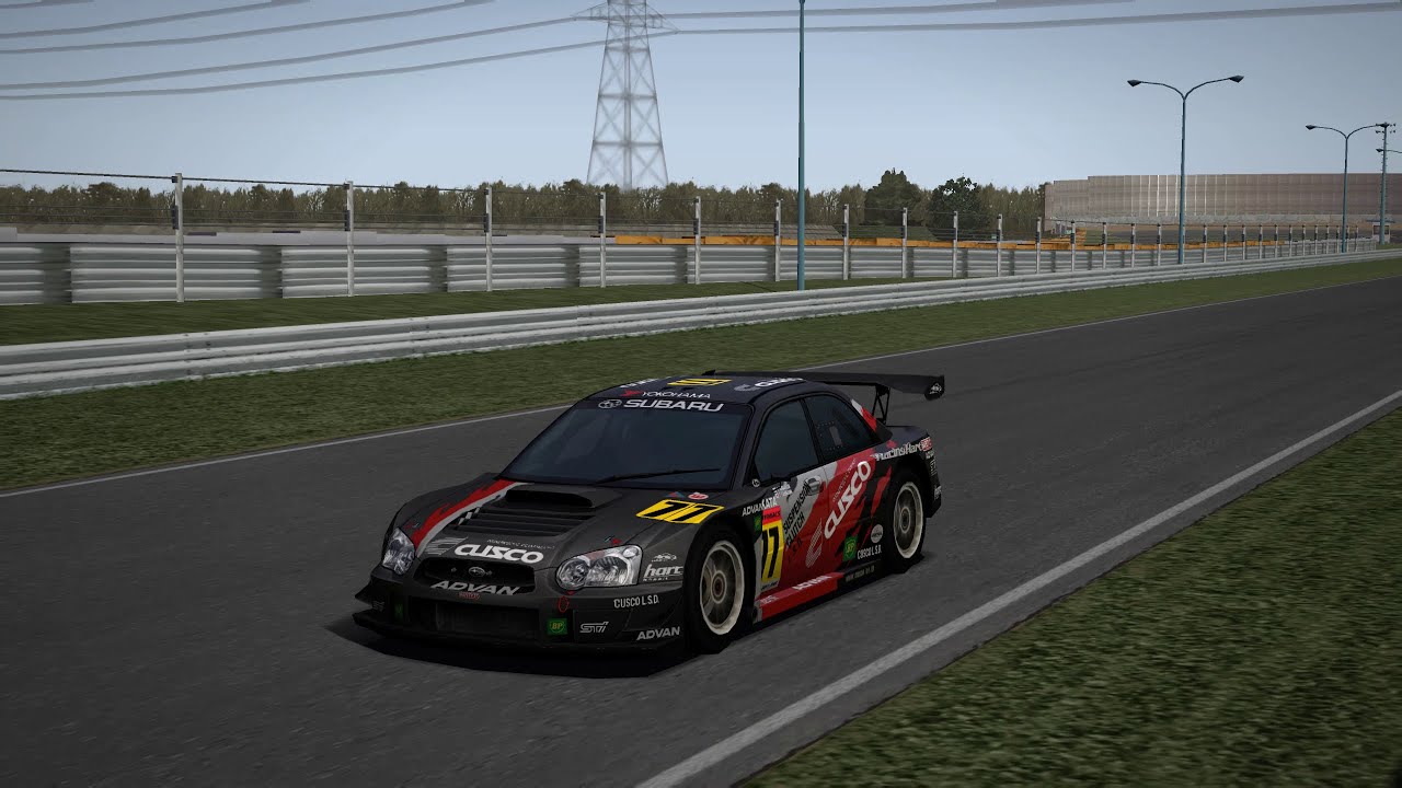 Subaru Cusco Advan Impreza JGTC At Tsukuba Circuit - YouTube