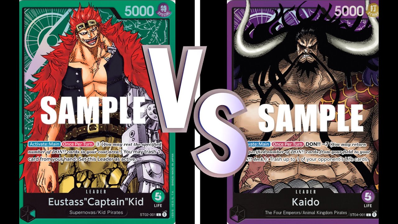 Kid vs Kaido TCG One Piece. Júpiter Guadalajara. Partida de pruebas ...