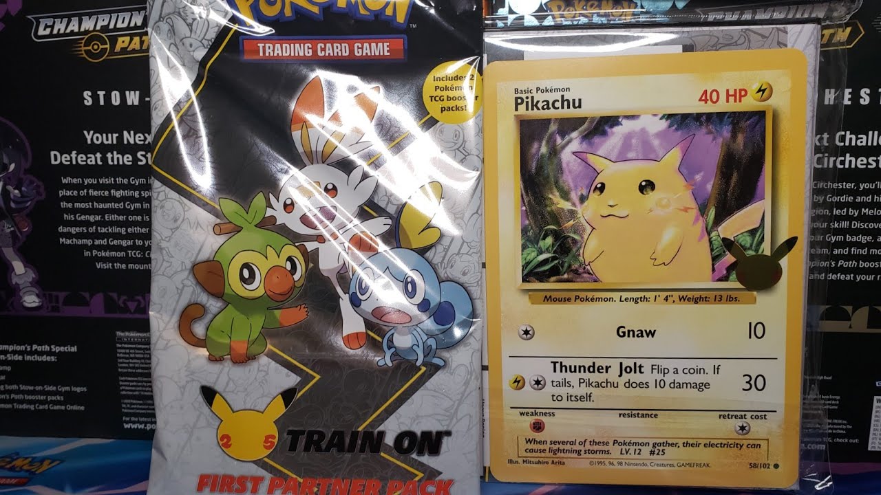 Pokémon First Partner Pack (Galar) & Collector's Binder (Pikachu Promo ...