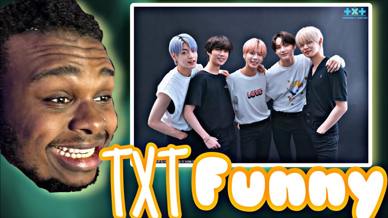 TXT TRY NOT TO LAUGH (funny and unexpected moments) [REACTION*] - YouTube