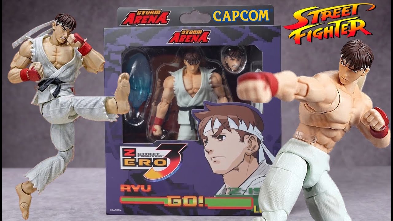 STORM TOYS 少年街霸 3 RYU 隆 街头霸王 Street Fighter ALPHA 3 Storm Arena Ryu 1/ ...