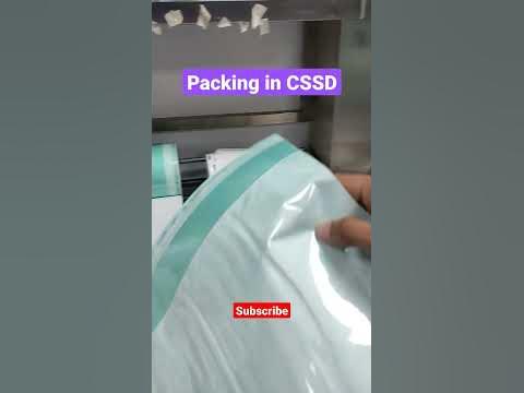 Packing of instruments and equipment in CSSD #shorts #sterilization # ...
