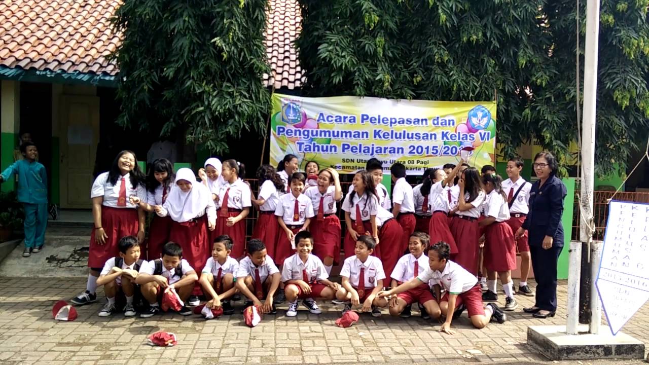 Hore lulus..! 😊 SDN Utan Kayu Utara 08 Pagi - YouTube