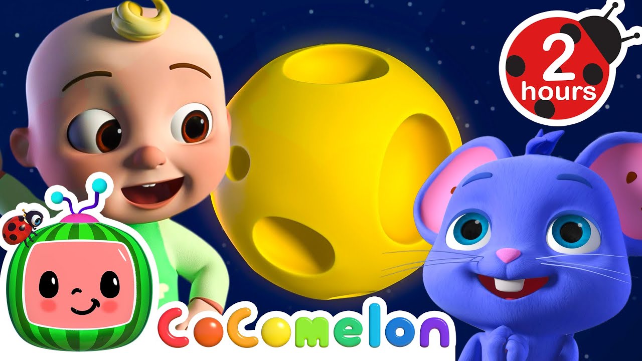 Cheesy Moon! JJ's Animal Adventure Cartoons for Kids Moonbug Fantasy ...