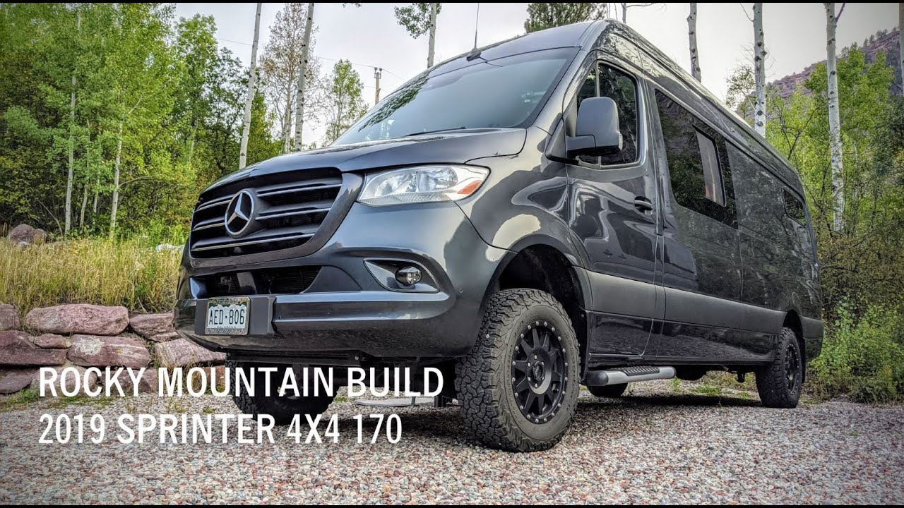 2019 4x4 170 Sprinter Van Walk Through - YouTube