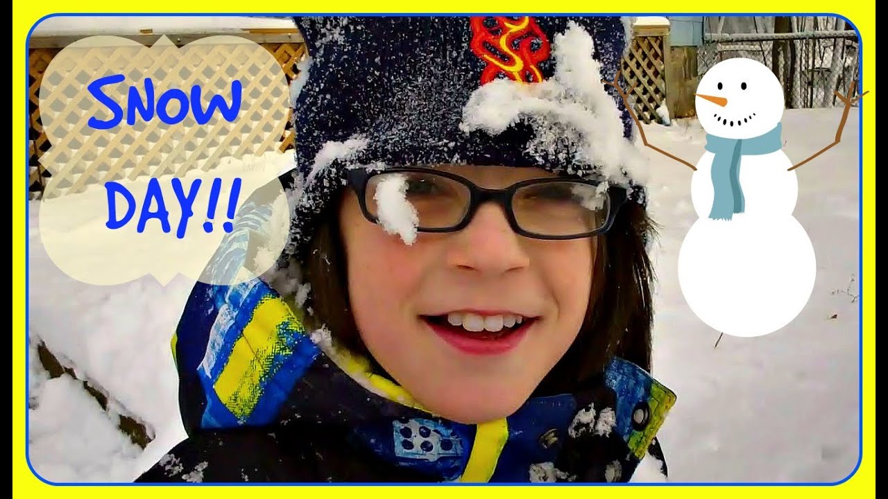 Snow Day!! First Snow Storm - YouTube