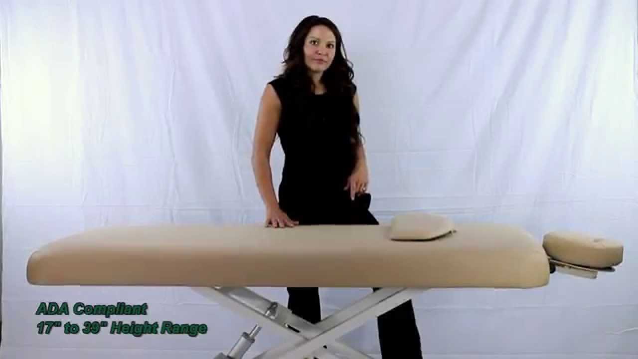 Electric Massage Table Demo From Spa Luxe Youtube