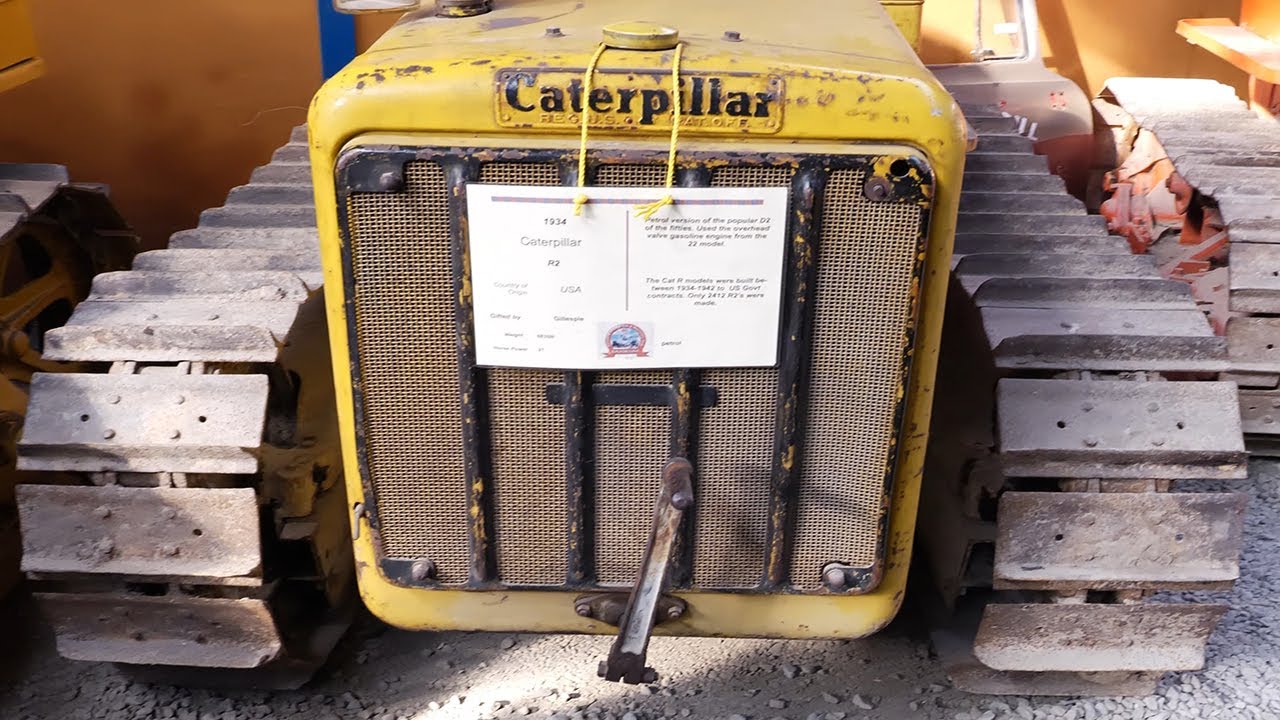 Antique 1934 Caterpillar R2 Crawler Tractor - YouTube