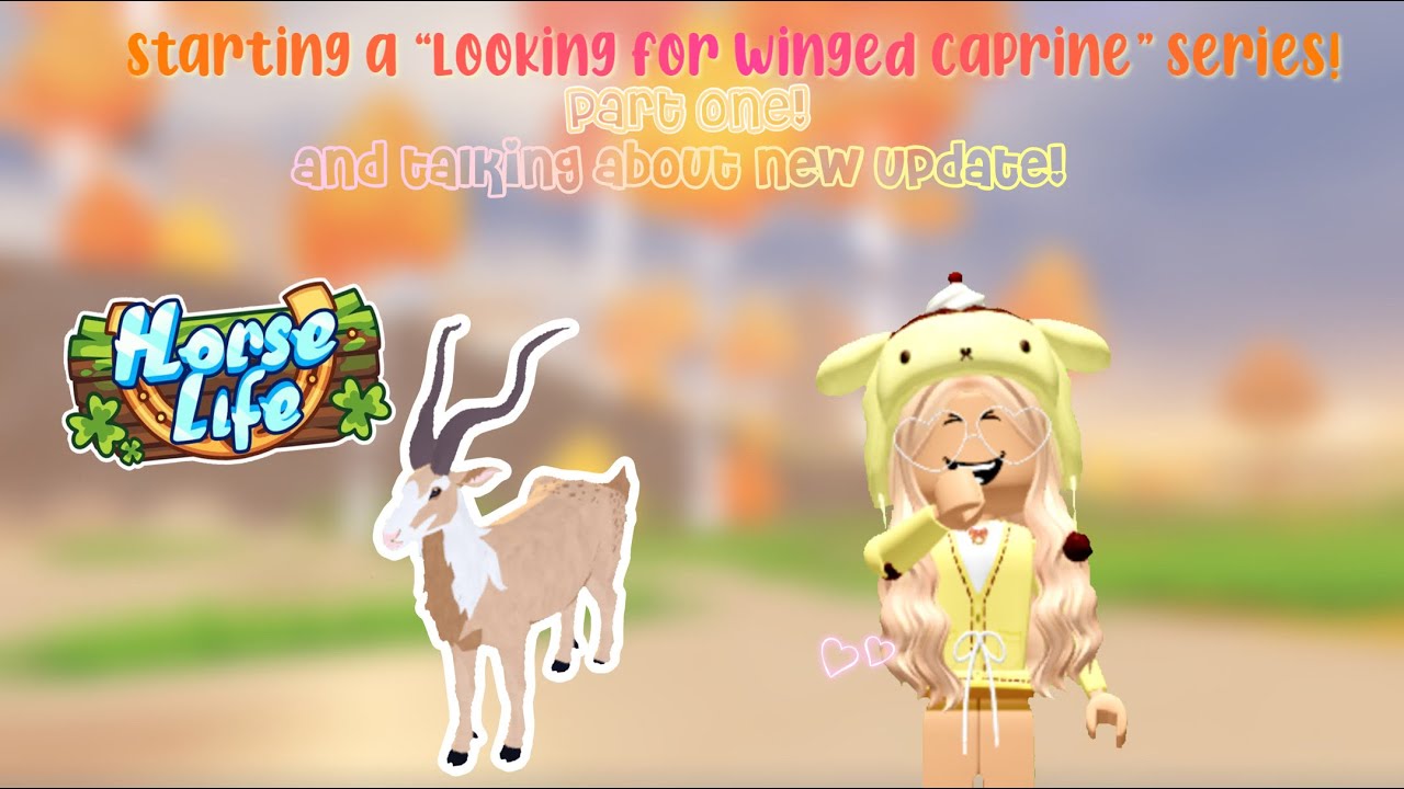 starting a “finding winged caprine”series! *and talk about new update ...