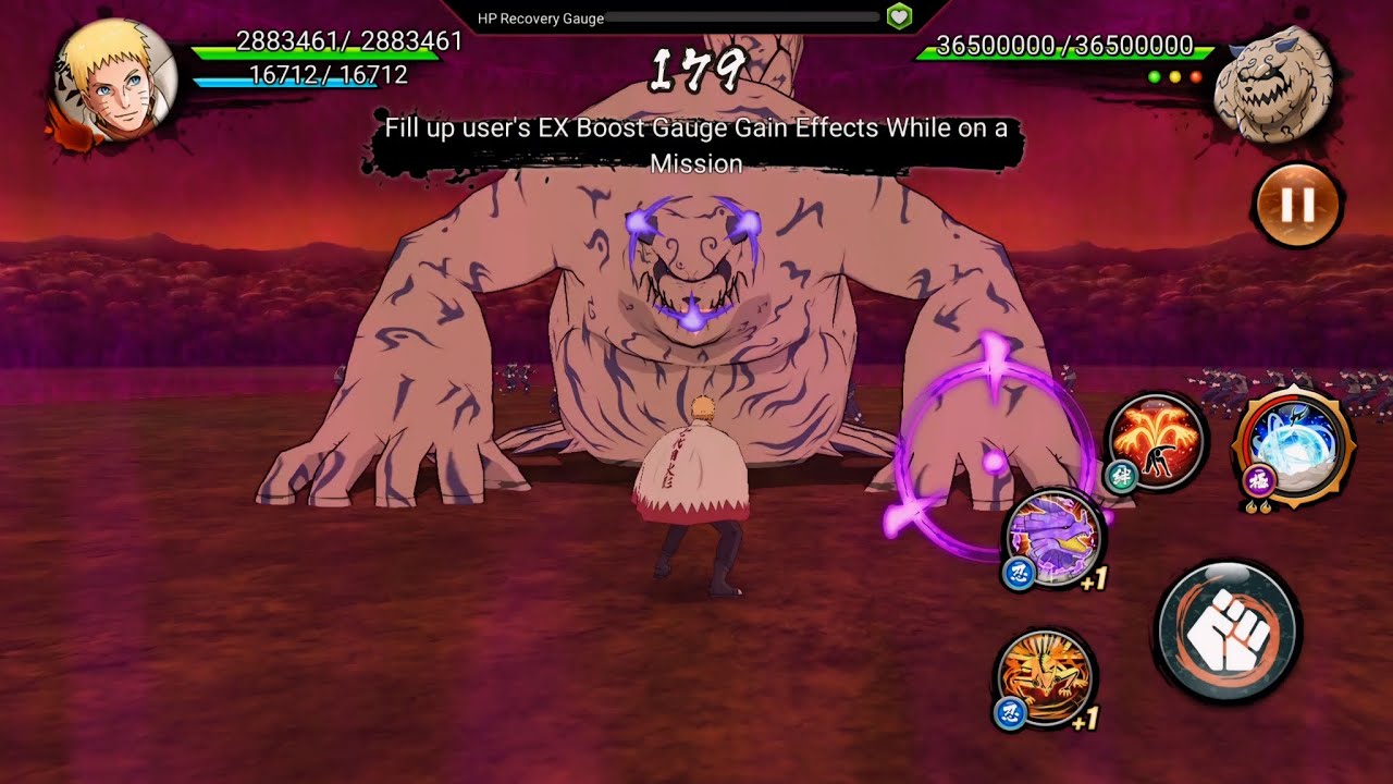 NxB NV - All Out Mission Stage 4 - Giant Boss Battle (Naruto Vs Shukaku ...
