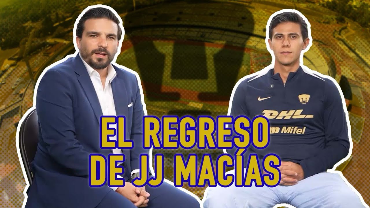 EXCLUSIVA!!! La primera entrevista de JJ Macías en Pumas - YouTube