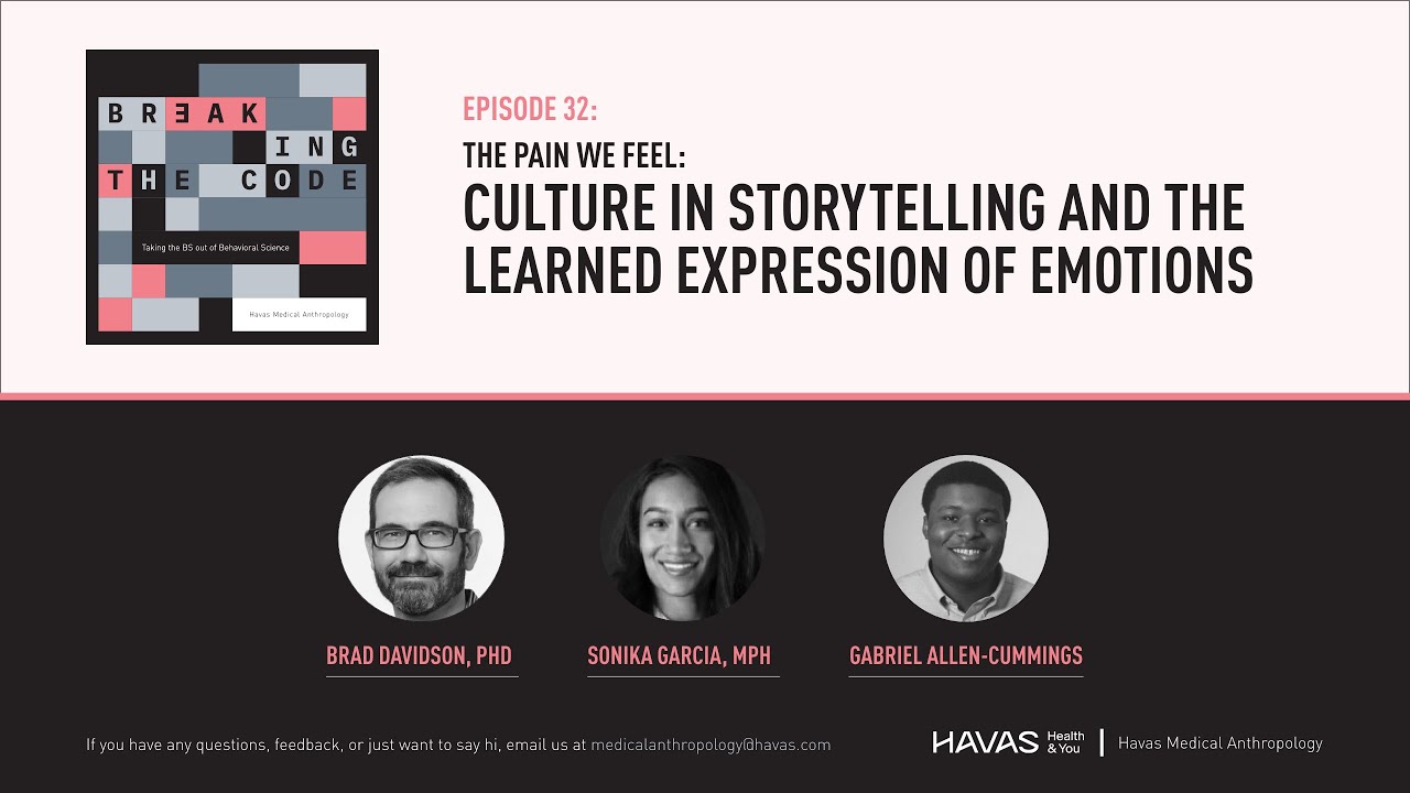 The Pain We Feel: Culture in Storytelling and The Learned Expression of ...