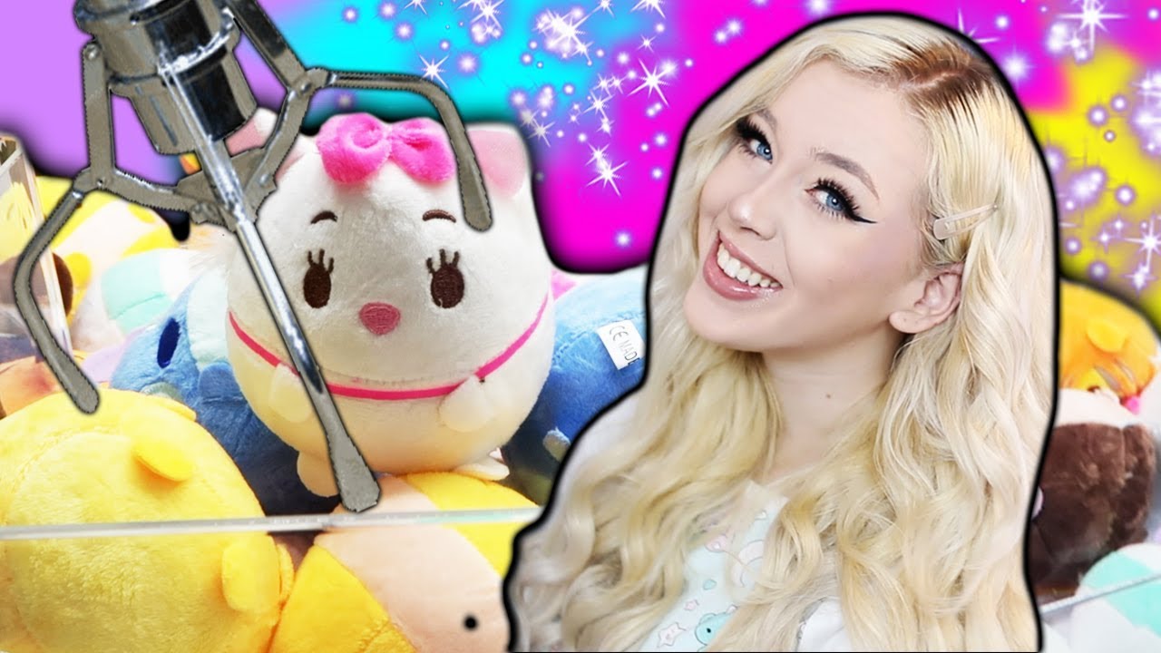 TINY CLAW MACHINE WINS AT NEOFUNS ARCADE! - YouTube