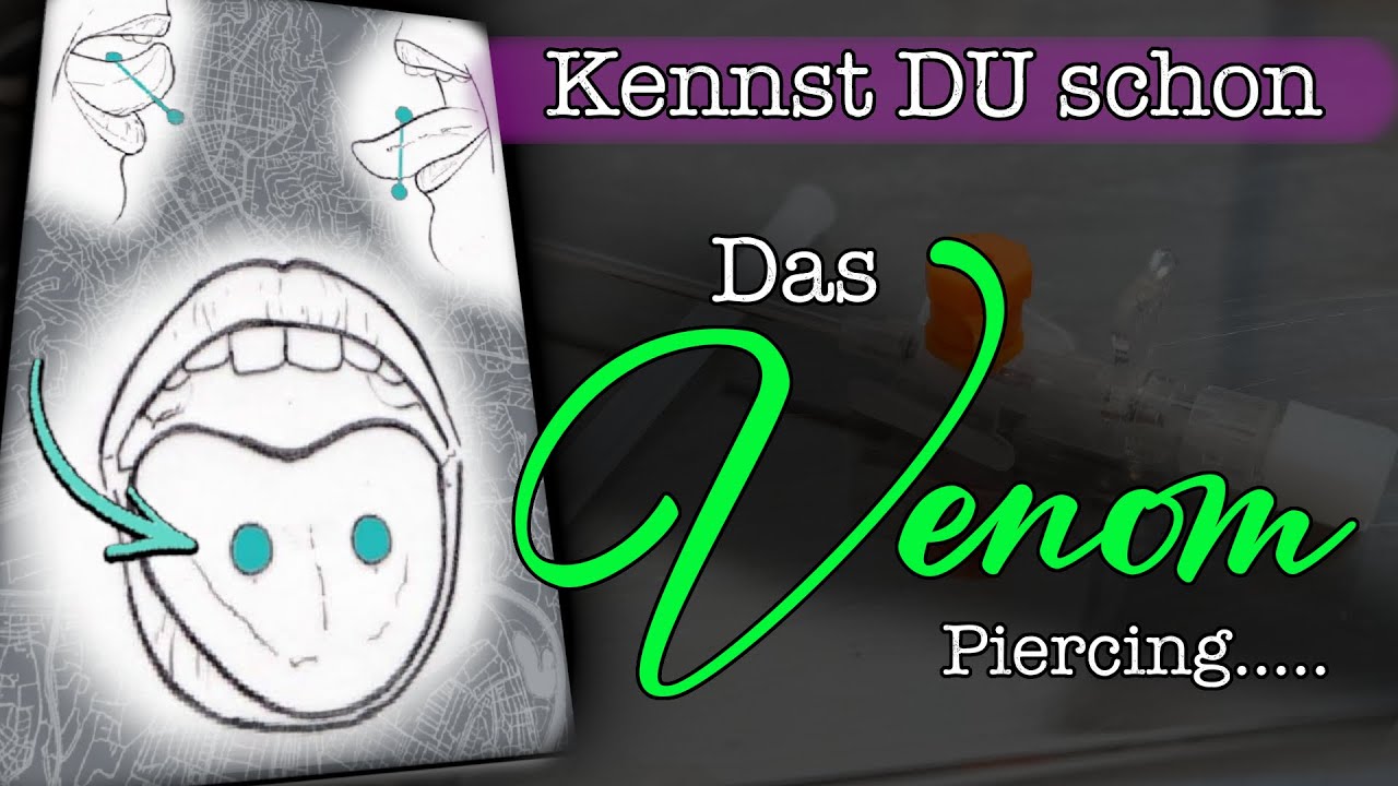 Das Venom Piercing.... ein tolle alternative zum Zungenpiercing - YouTube