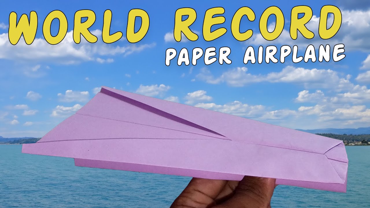 How To Form Paper Plane That Flies Distant | Tutorial paper Airplane ...