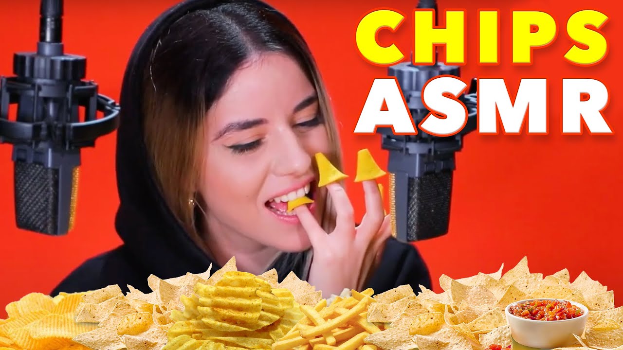 ASMR Eating Chips - Crunchy Sounds | Hacks & Crafts - YouTube