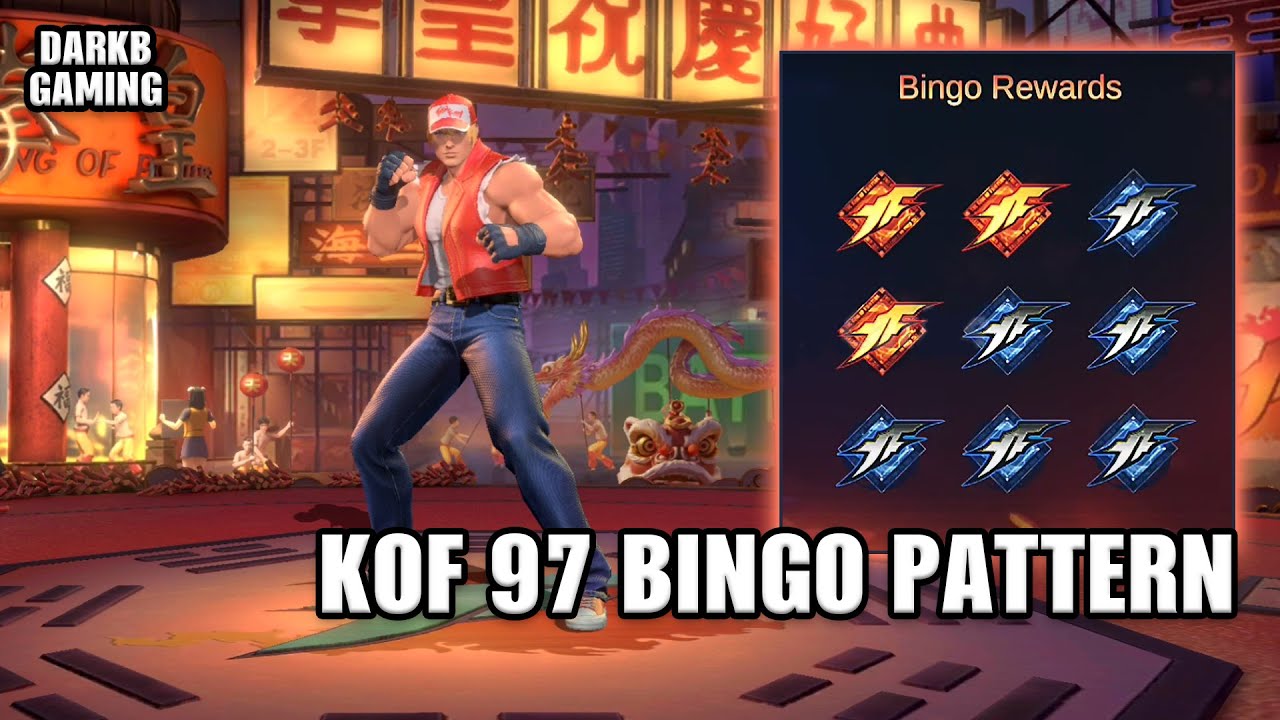 How To Get 34 KOF 97 Draw Tokens | KOF 97 Bingo Pattern | Mobile ...